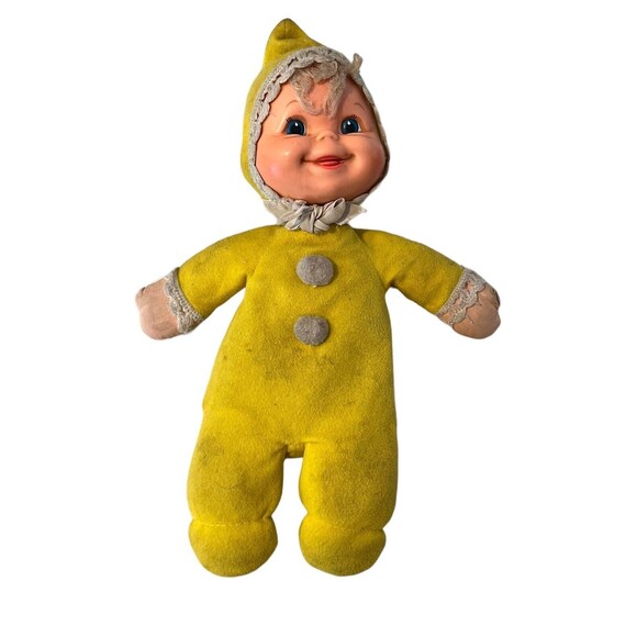 Mattel | Toys | Vintage 97 Mattel Yellow Booful Baby Beans 11 Baby Doll ...